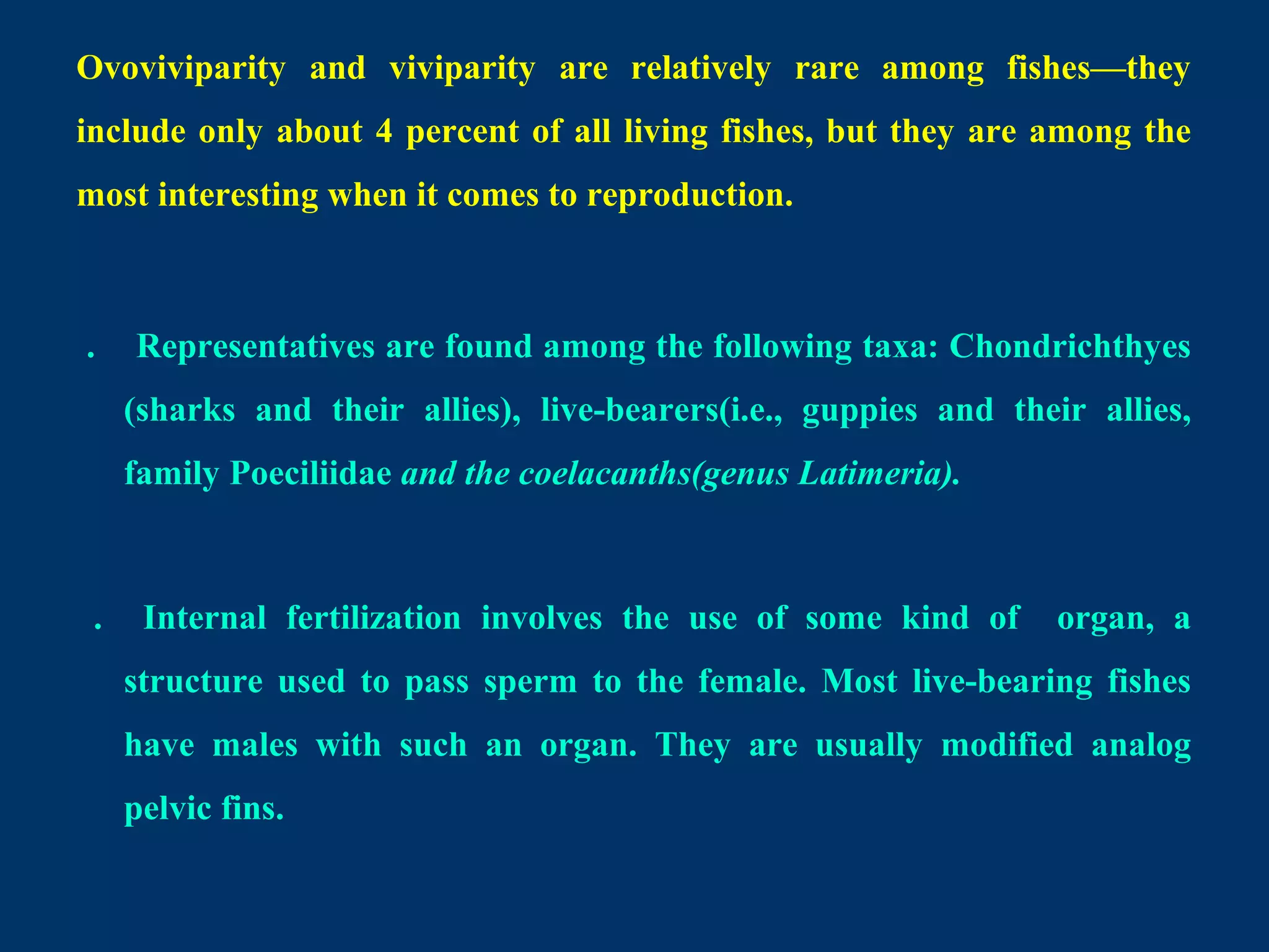 Reproductive strategies in fishes | PPT