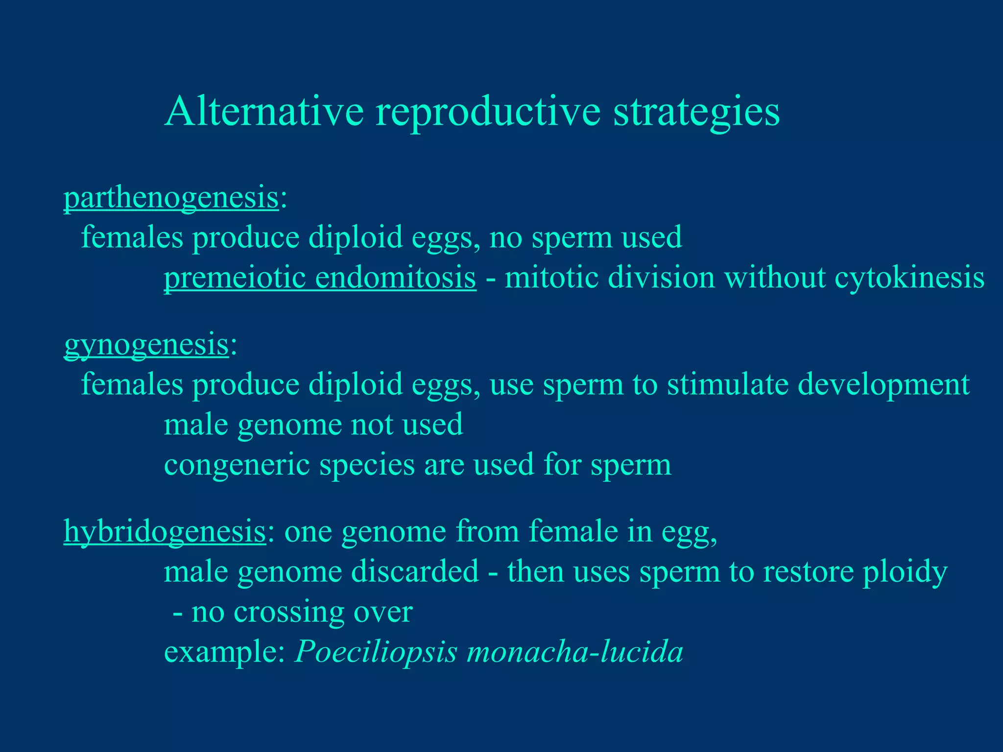Reproductive strategies in fishes | PPT