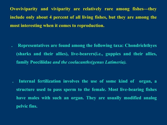 Reproductive strategies in fishes | PPT