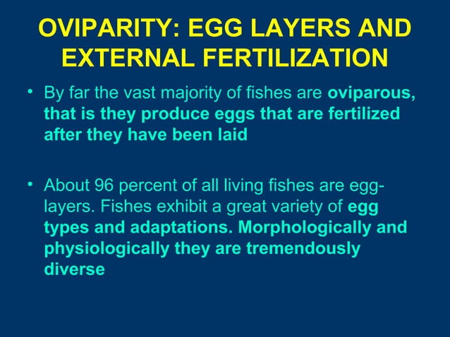Reproductive strategies in fishes | PPT