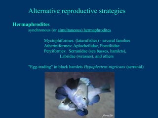 Reproductive strategies in fishes | PPT