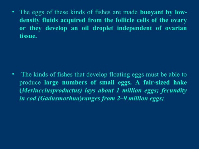 Reproductive strategies in fishes | PPT