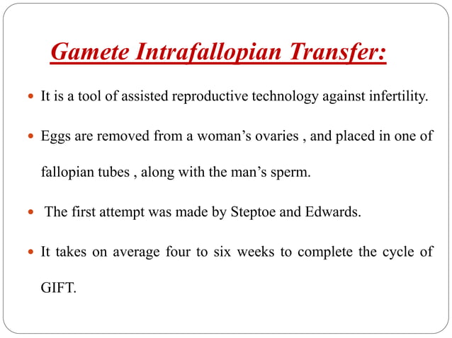 Reproductive system and its Classification | PPT