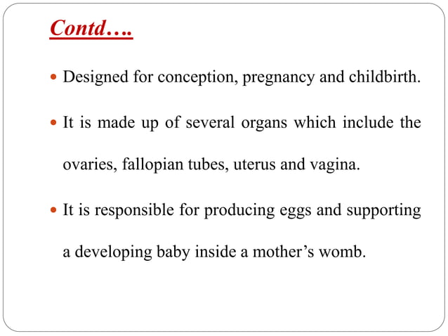 Reproductive system and its Classification | PPT