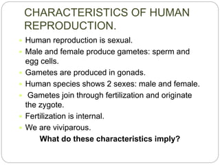 3ESO. Reproductive system. | PPTX