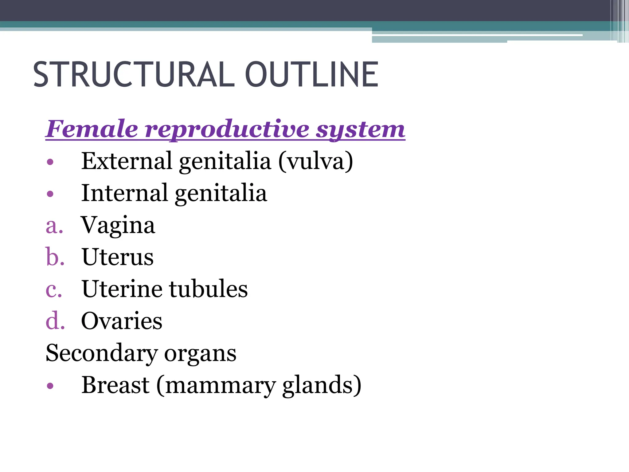 REPRODUCTIVE SYSTEM anatomyyyyyyyyyyyyyyyyy | PPTX