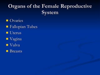Reproductive System Ch 10 | PPT