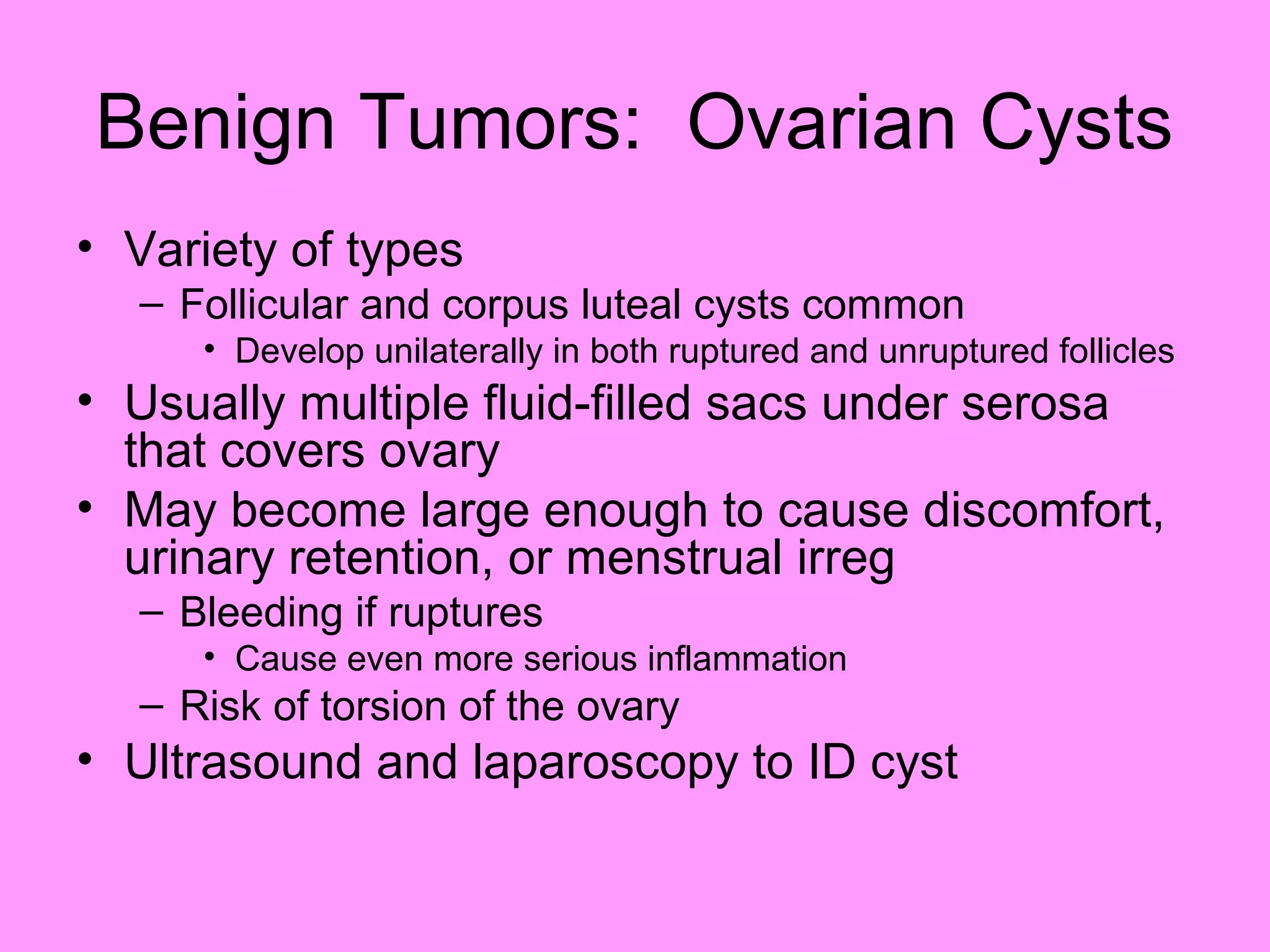Reproductive System Disorders | PPT