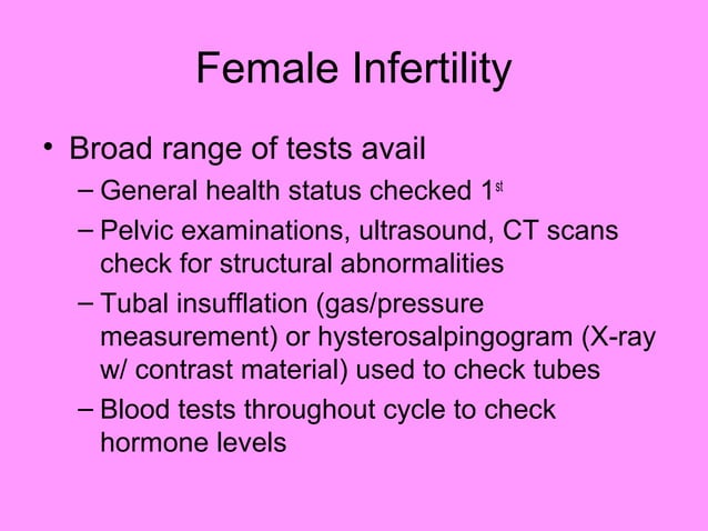 Reproductive System Disorders | PPT