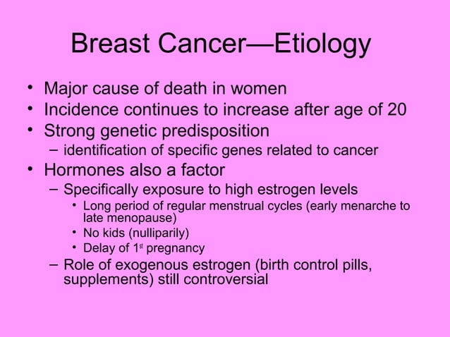 Reproductive System Disorders | PPT