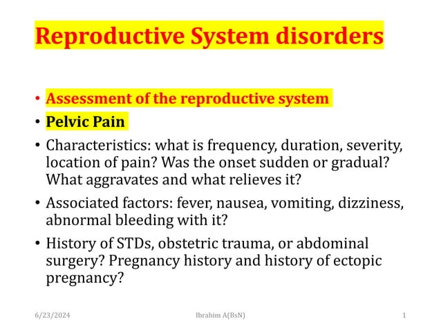 medical Reproductive System disorders.pptx