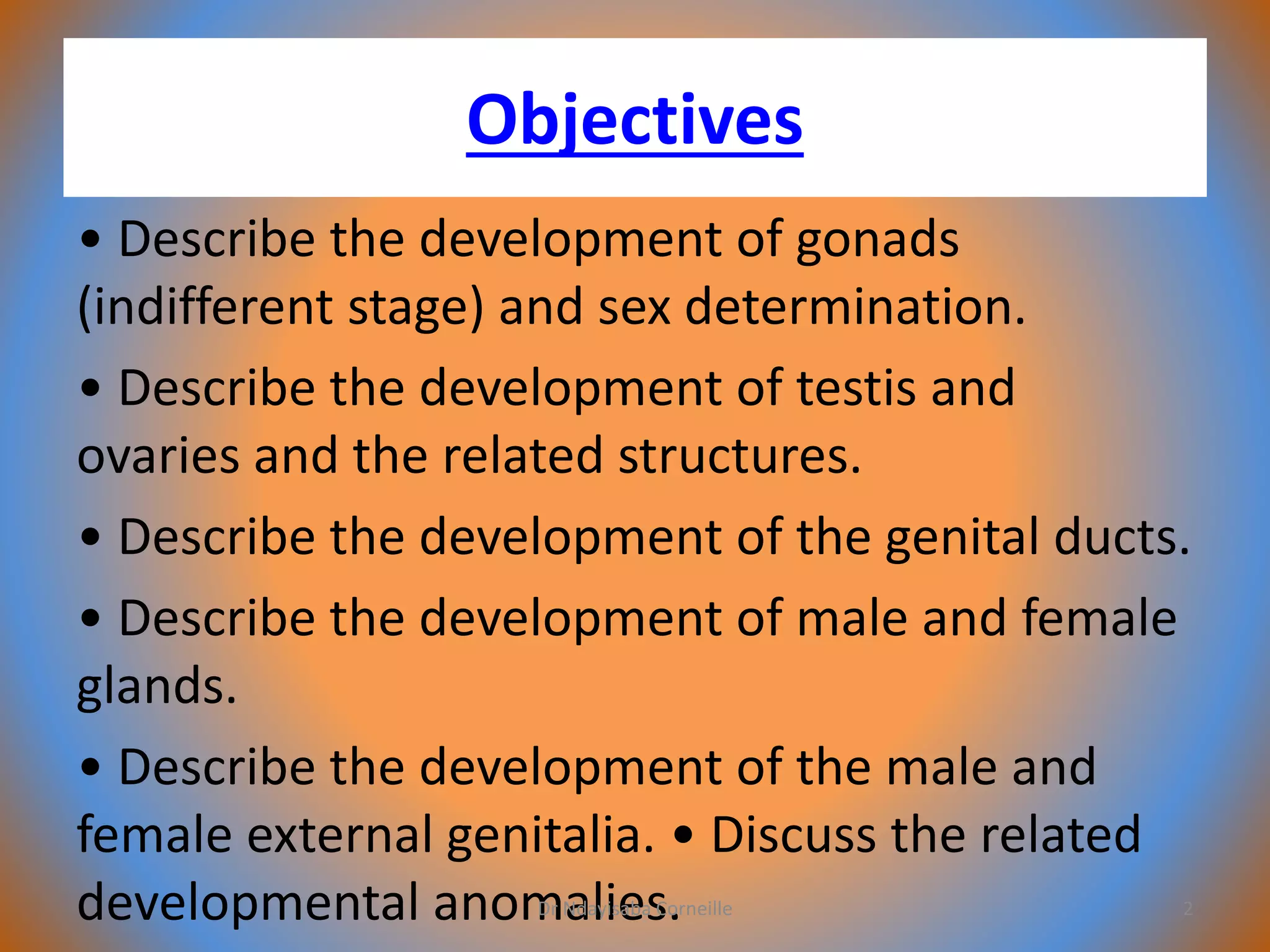 Reproductive System Embryology.pptx | Reproductive Health | Diseases ...