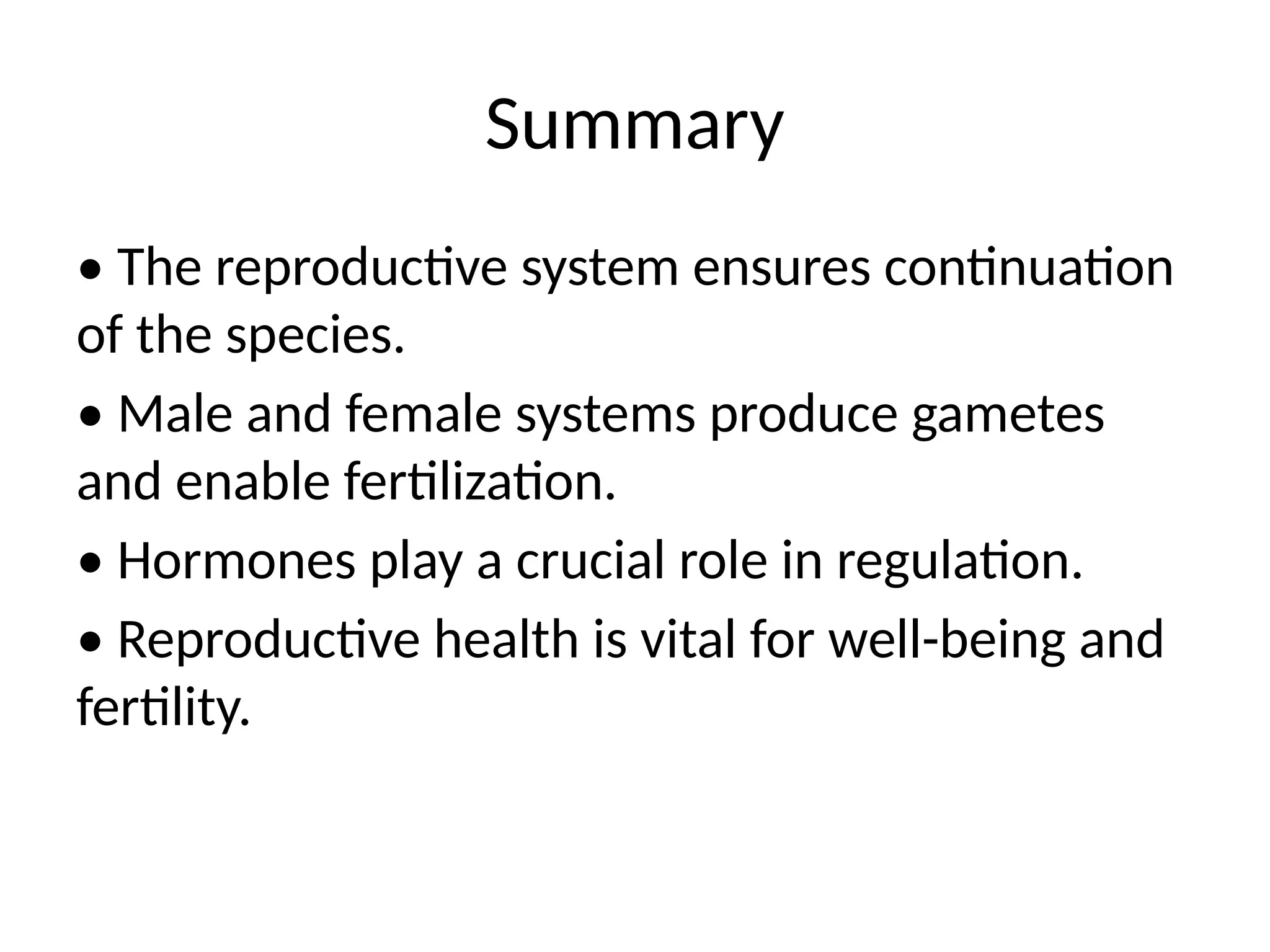 The Human Reproductive System: An Overview | PDF