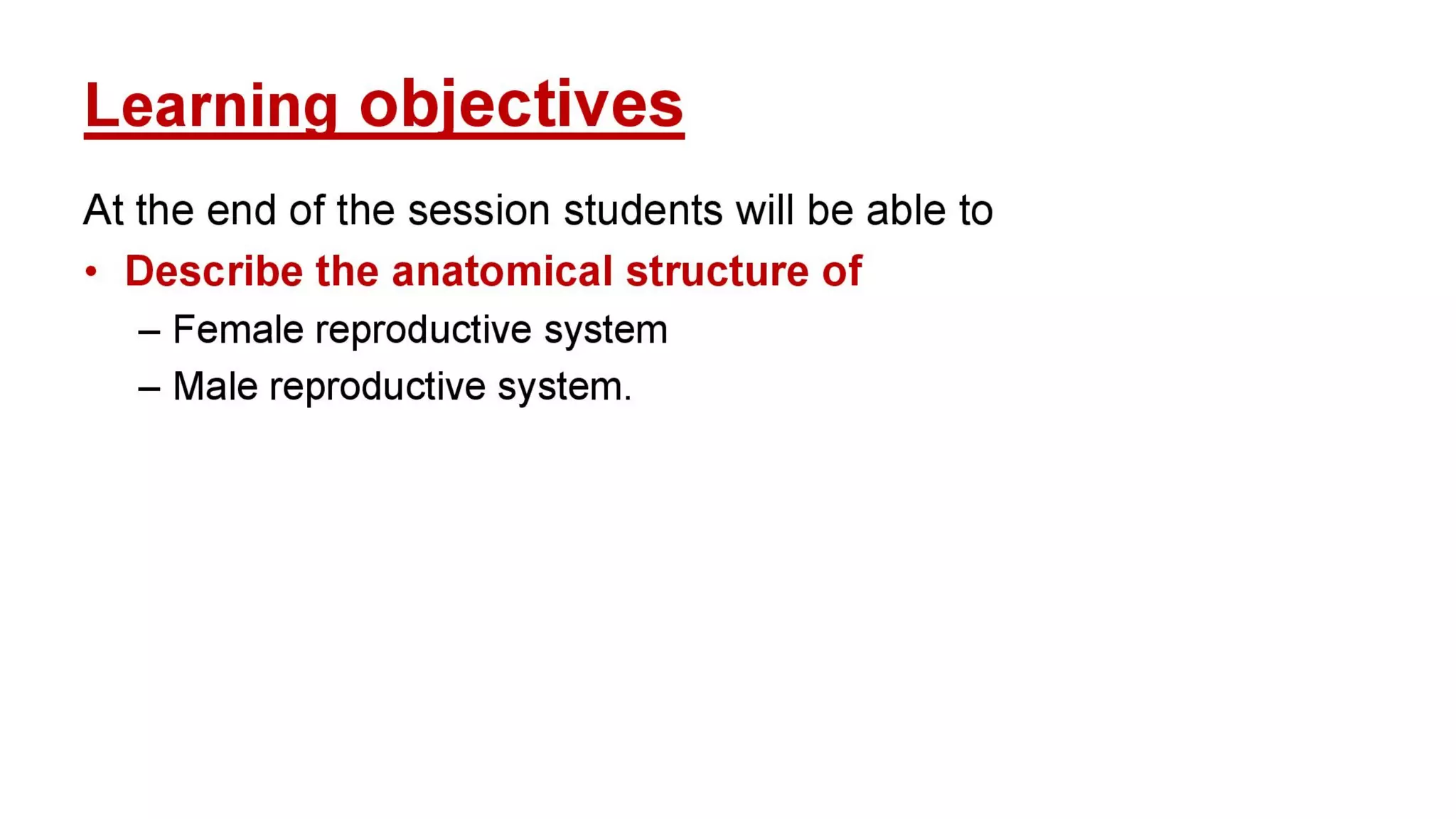 Reproductive sytem anatomy | PDF