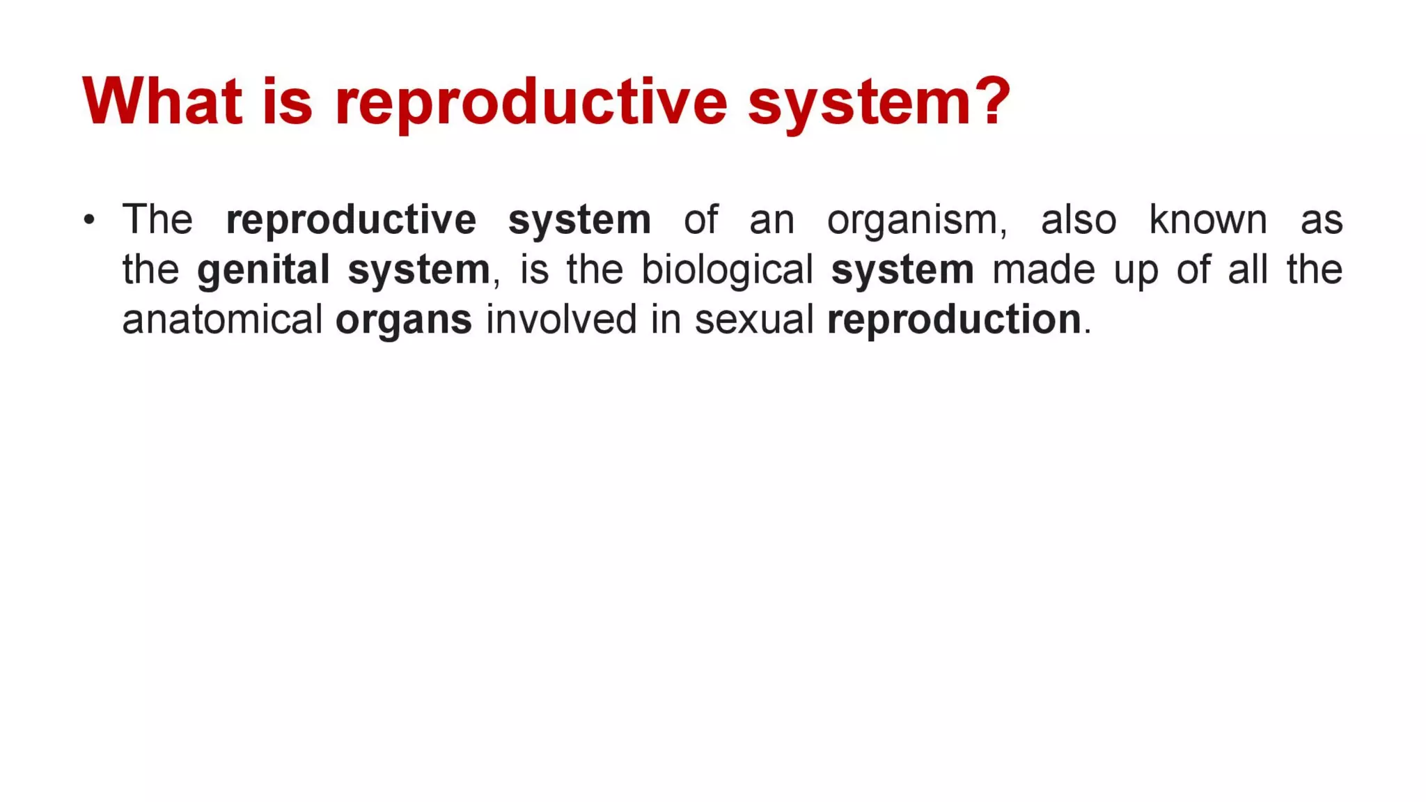 Reproductive sytem anatomy | PPT