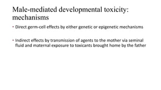 Reproductive toxicology Reproductive Toxins | PPTX