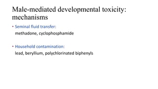 Reproductive toxicology Reproductive Toxins | PPTX