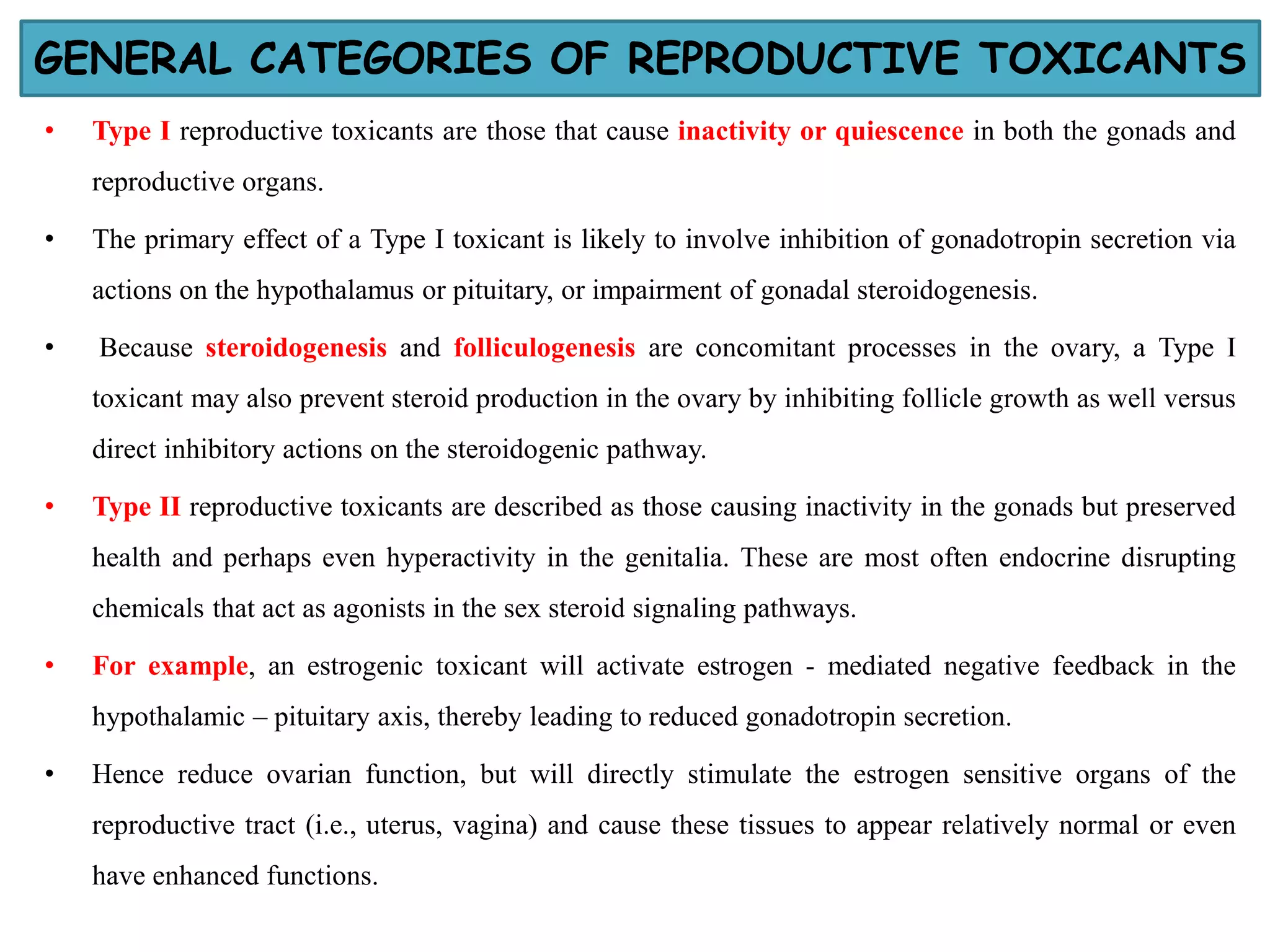 Reproductive toxicology | PPTX