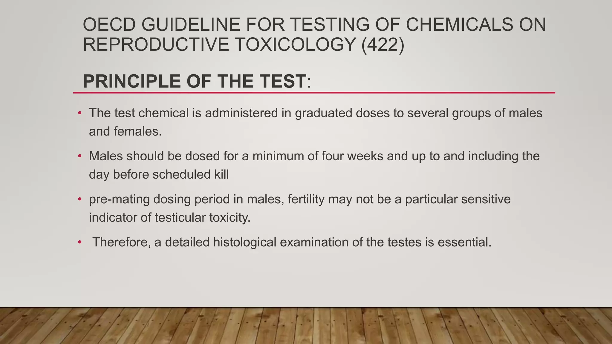 Reproductive toxicology | PPTX
