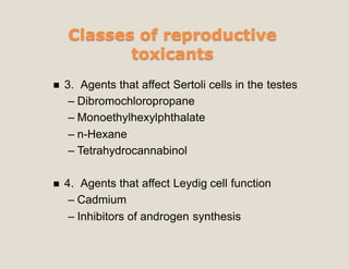 Reproductive toxicology | PPTX