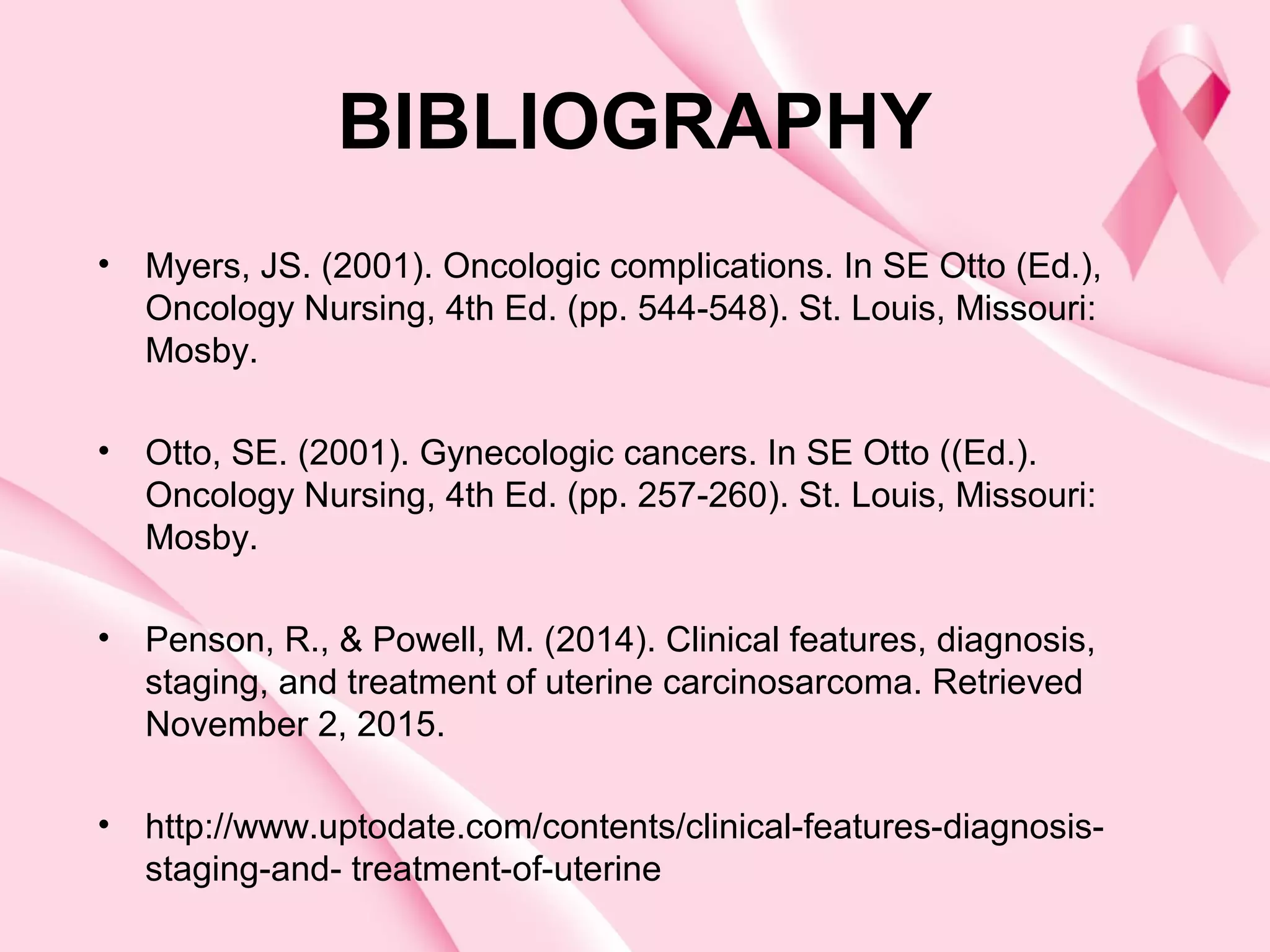 Reproductive tract malignancy | PPT