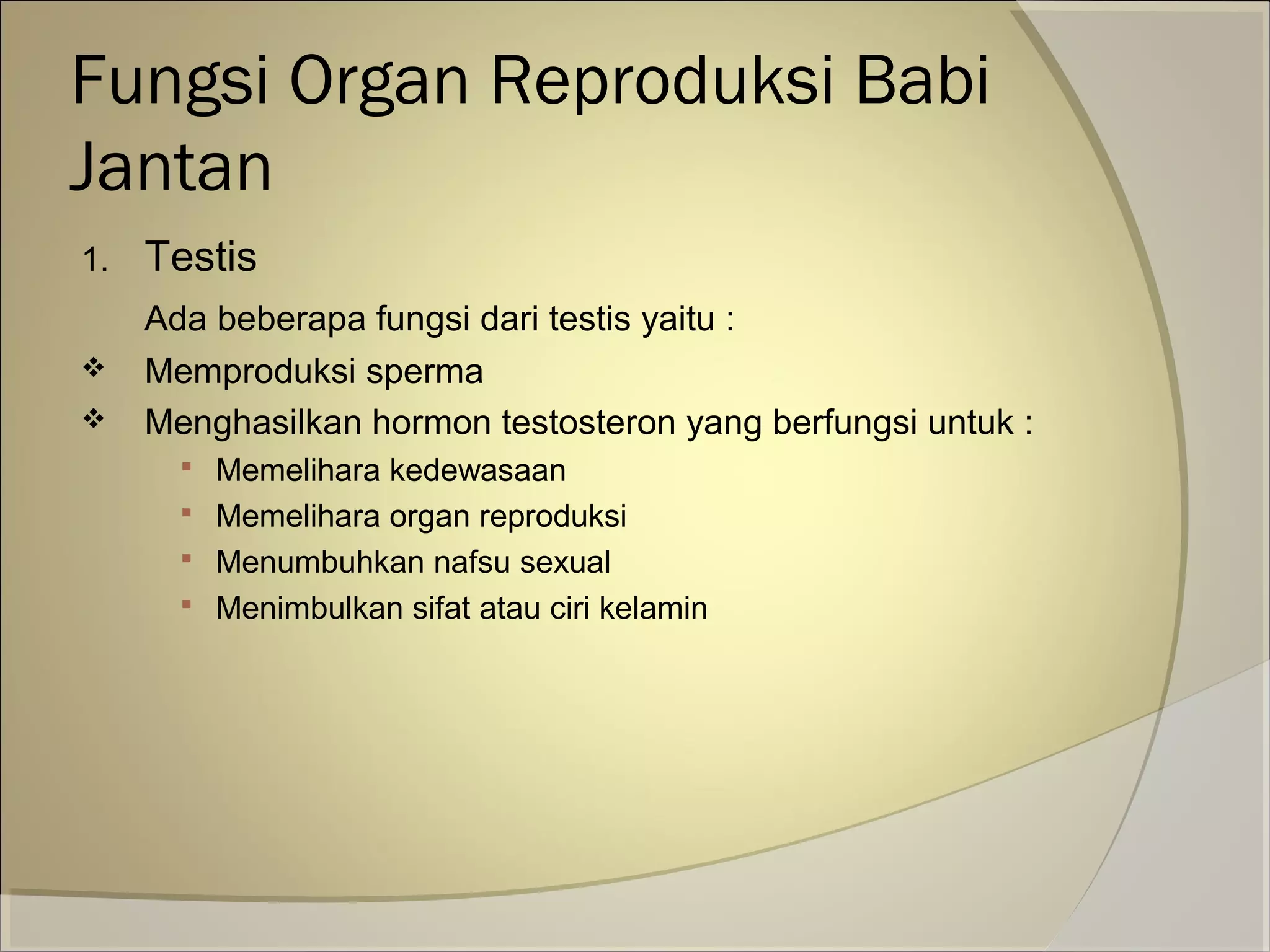 Reproduksi babi jantann 2 | PPT