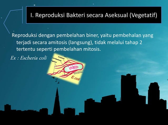 Reproduksi bakteri | PPTX