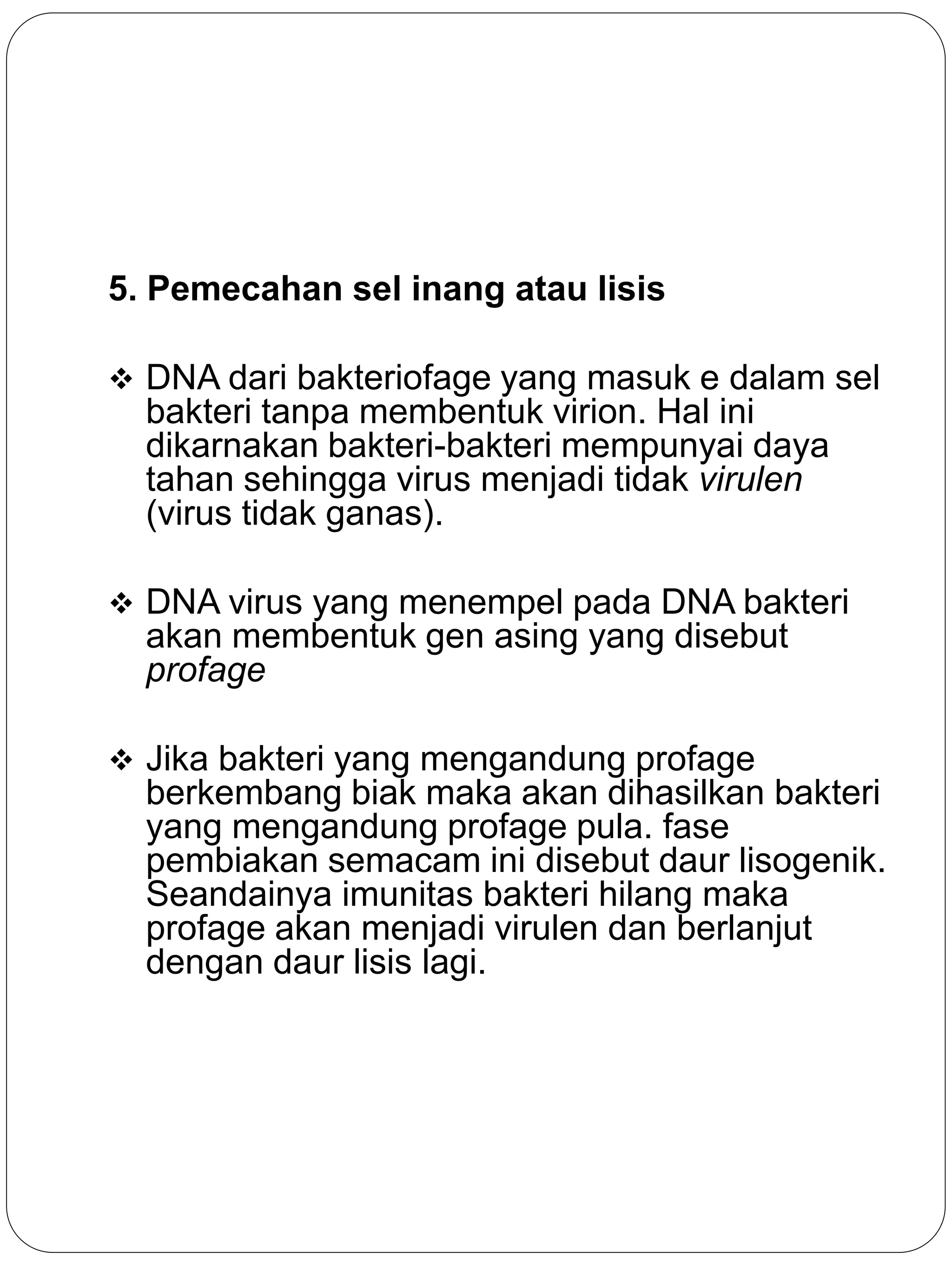 Reproduksi virus. bag.2 | PPT