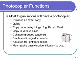 Reprographics | PPT
