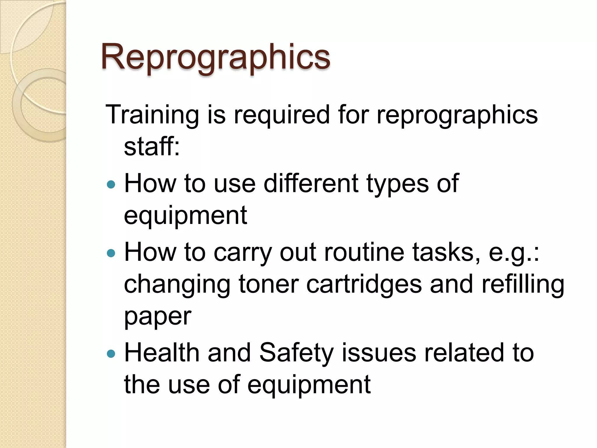 Reprographics powerpoint | PPT