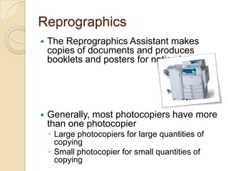 Reprographics powerpoint | PPT