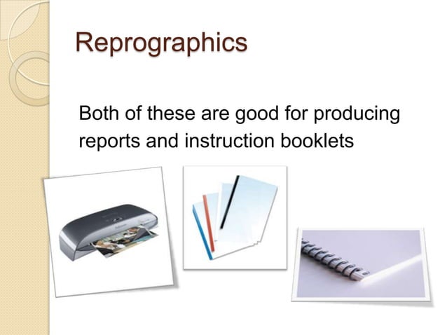 Reprographics powerpoint | PPT