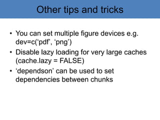 Reproducible research (and literate programming) in R | PPTX | Desktop ...