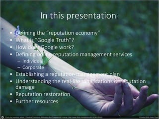 The Reputation Economy | PPT