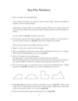Rep tiles | PDF