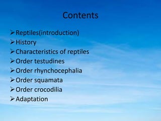 Reptiles | PPTX | Reptiles | Pets