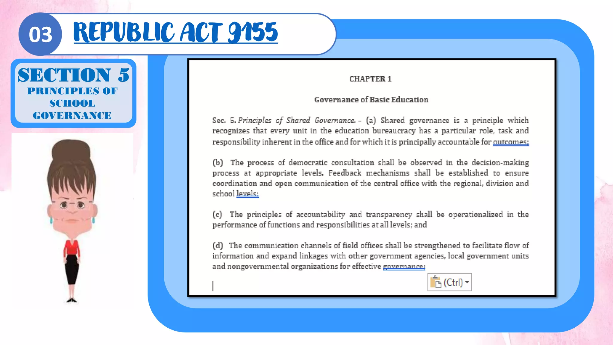 Republic Act 9155 | PDF | Education