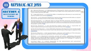 Republic Act 9155 | PDF | Education