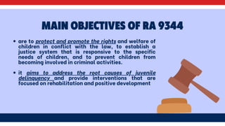 REPUBLIC-ACT-9344 otherwise known as juvenile justice and welfare act ...
