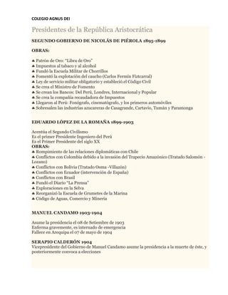 Republica aristocratica | DOCX