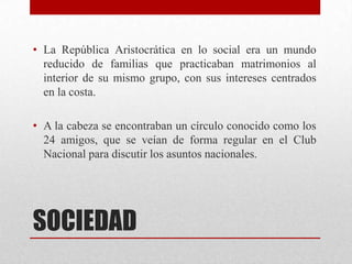 República aristocrática del Perú | PPTX