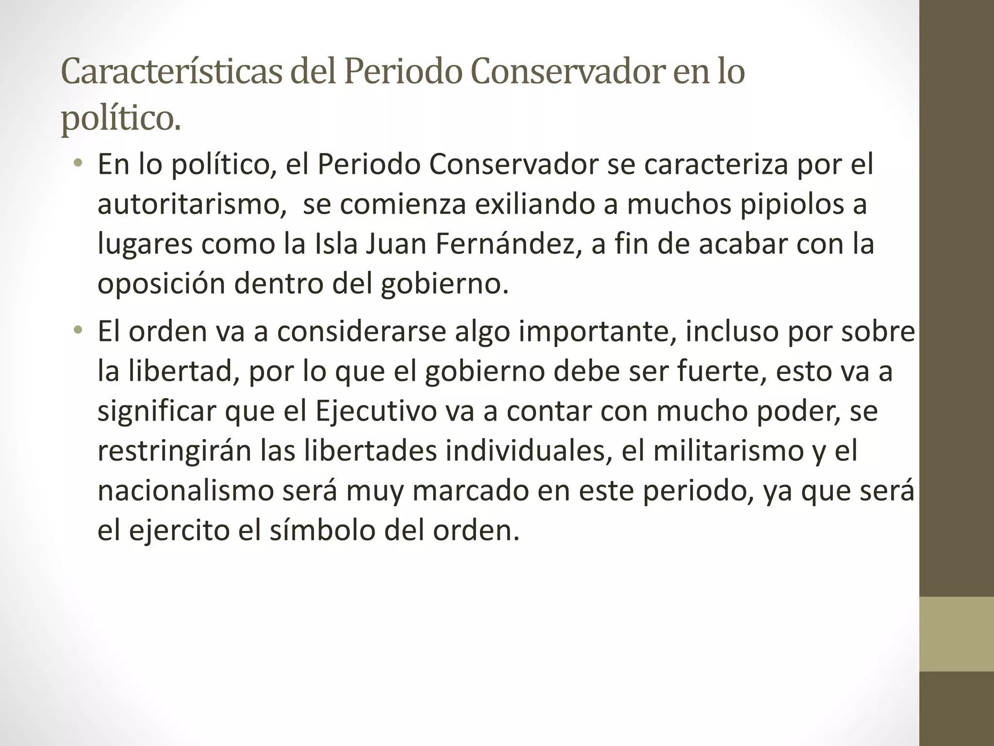 Republica conservadora | PPTX | South America Travel | Travel Locations