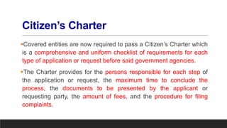 Republic Act 11032 (Ease of Doing Business and Efficient Government ...