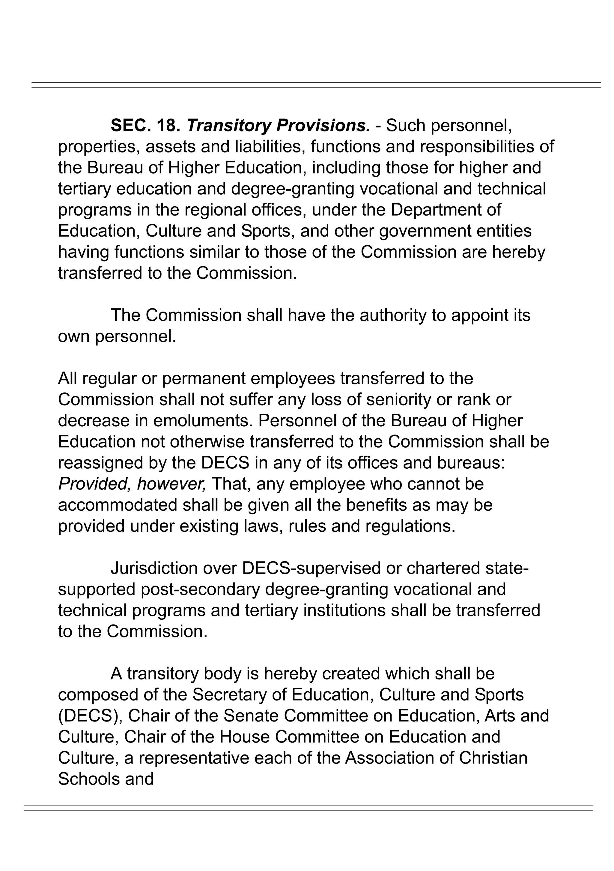 Republic act 7722 | PDF