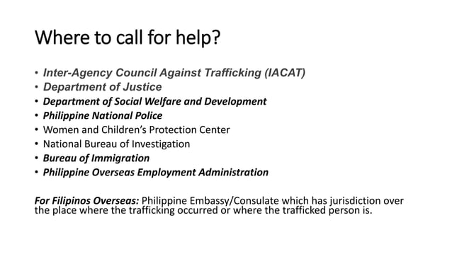 Republic Act 9208 or the Anti-Trafficking in Persons_As Amended.pptx ...
