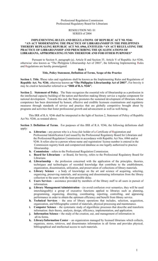 Republic act 9246 | DOC