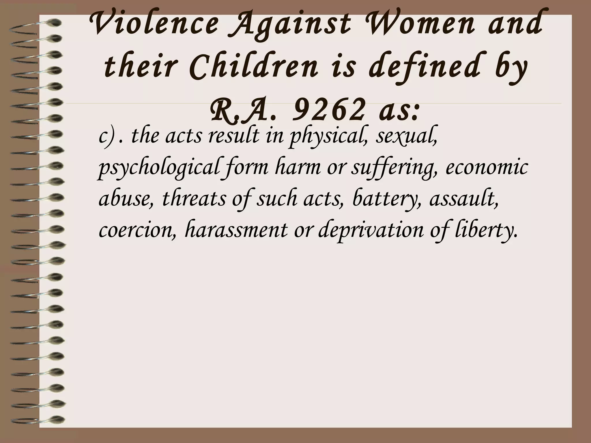 Republic act 9262 anti vawc act | PPT | Debated Sensitive Social Issues ...