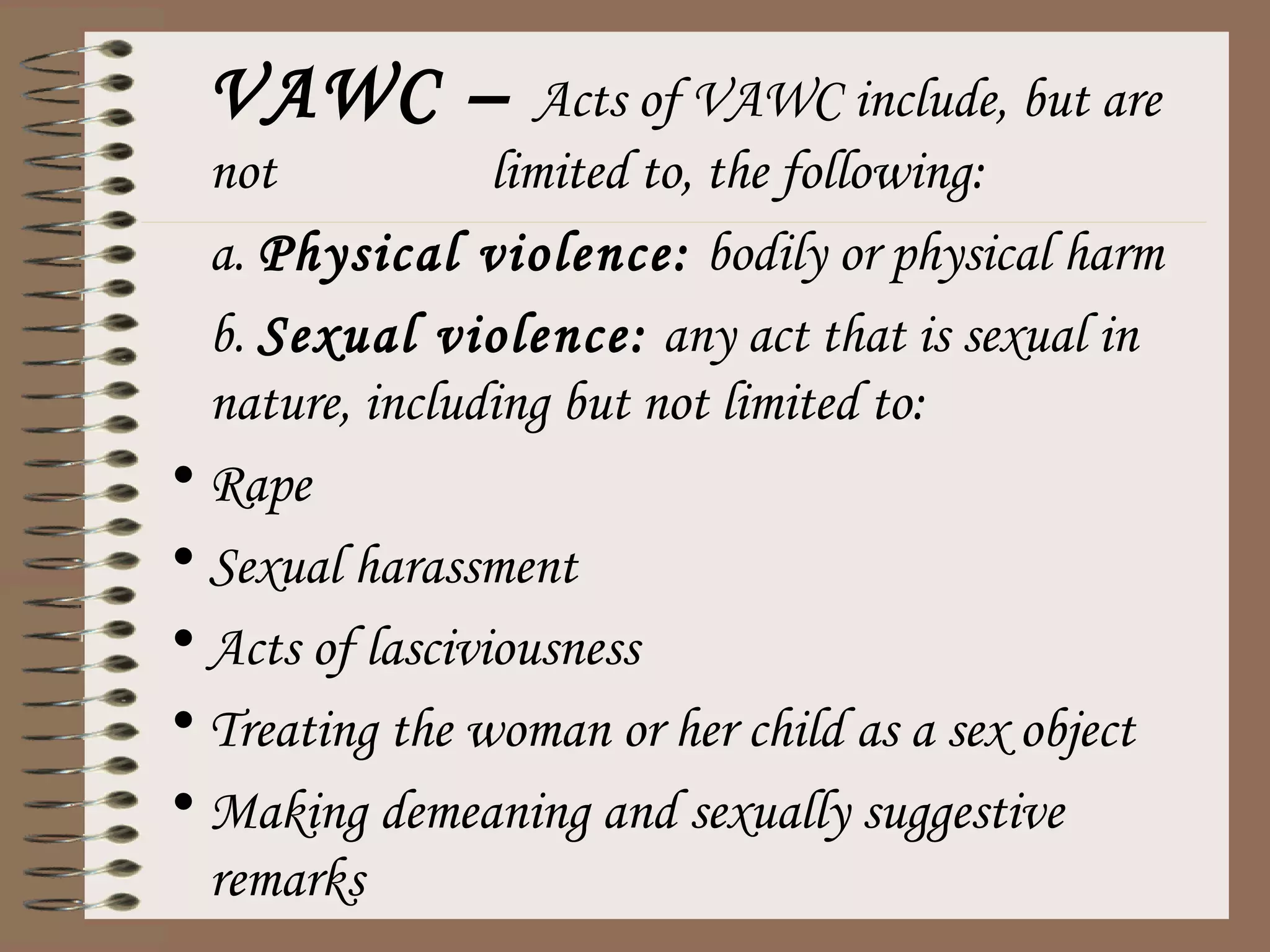 Republic act 9262 anti vawc act | PPT