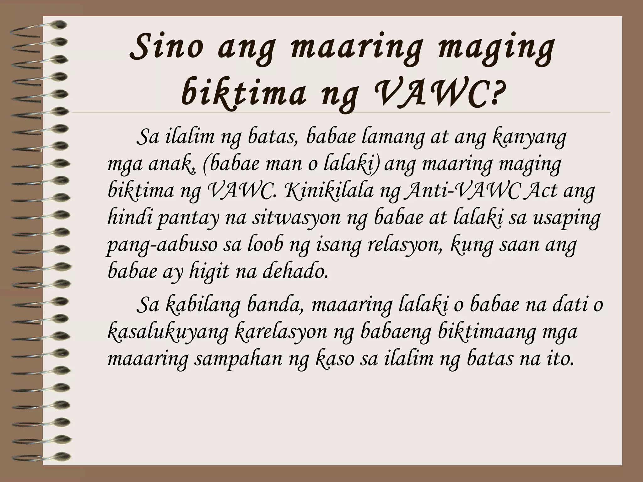 Republic act 9262 anti vawc act | PPT