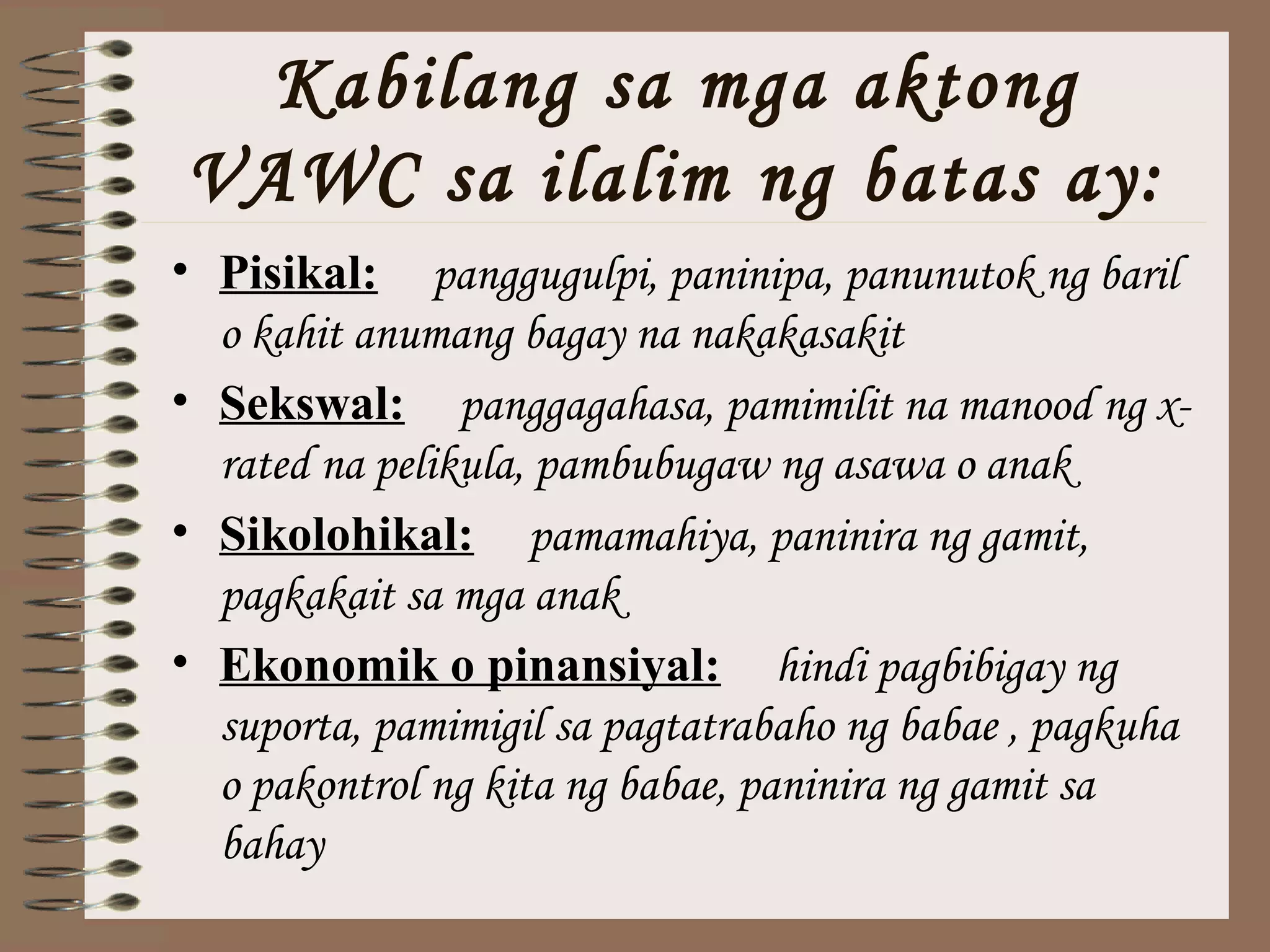 Republic act 9262 anti vawc act | PPT | Debated Sensitive Social Issues ...